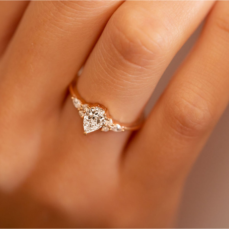 Gladys Diamond Ring – Celinni Collection