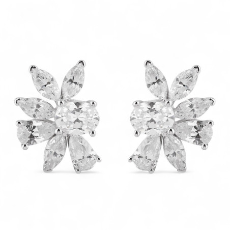 Rachel Diamond Earrings in 18K Gold | Celinni
