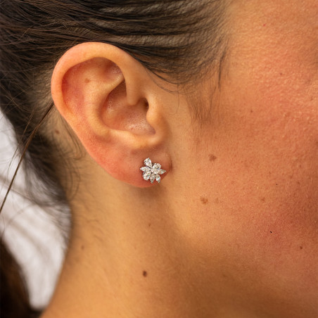 Rachel Diamond Earrings in 18K Gold | Celinni