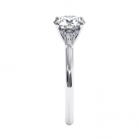 Satin Diamond Solitaire