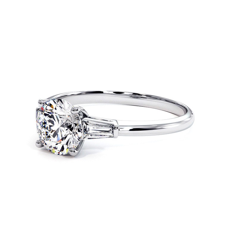 Satin Diamond Solitaire