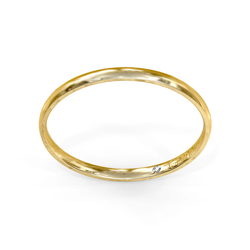 Bague Mariage Jonc Parisien Prestige Or Jaune | Celinni