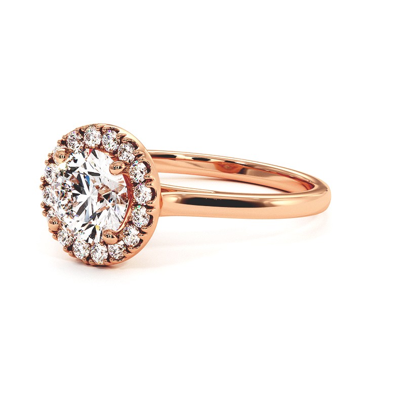 Bestemming Ring Rose Goud 18k 750 Duizendsten - Celinni