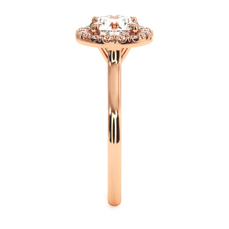 Bestemming Ring Rose Goud 18k 750 Duizendsten - Celinni