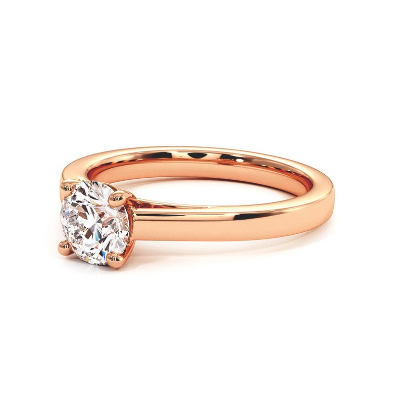 Roze Ring Van Ma vie 18k Rose Goud 750 Duizendsten - Celinni