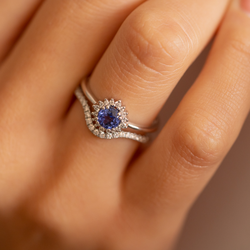 Alliance diamants Vivienne Collection Parisienne - Maison Celinni