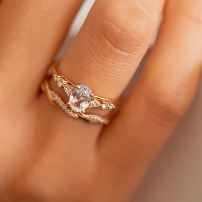 Alliance diamants Maria Collection Parisienne - Maison Celinni