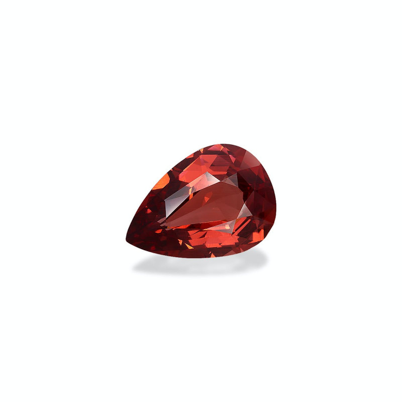 Grenat Malaya taille Poire Blush Red 8.13 carats