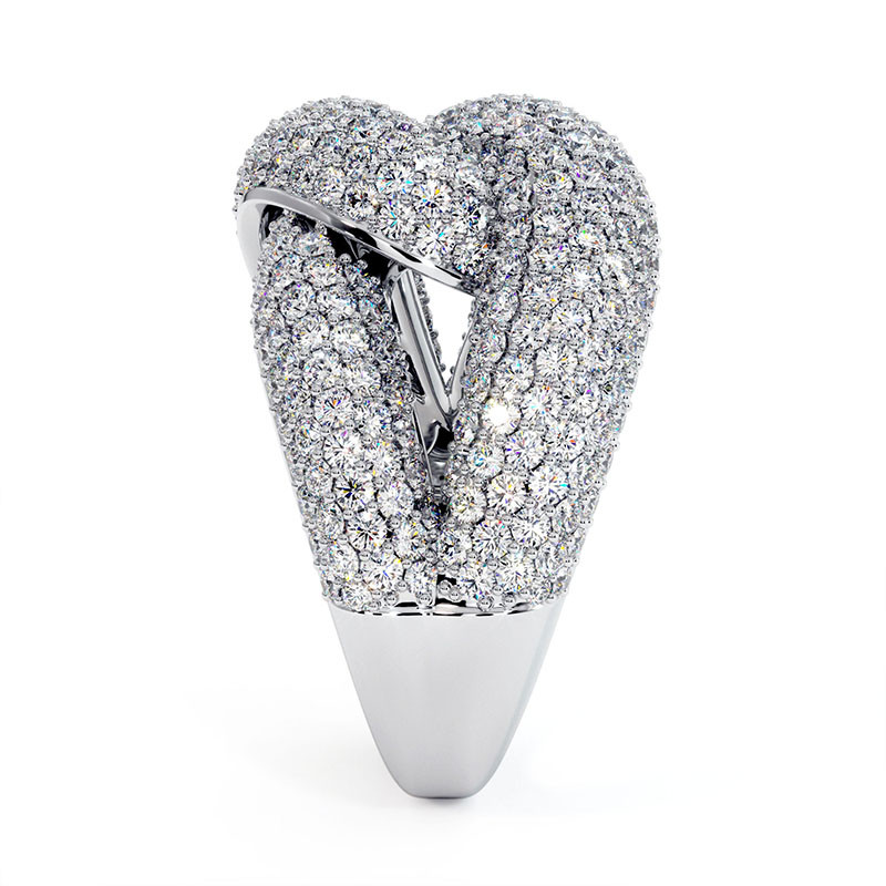 Monaco diamond ring