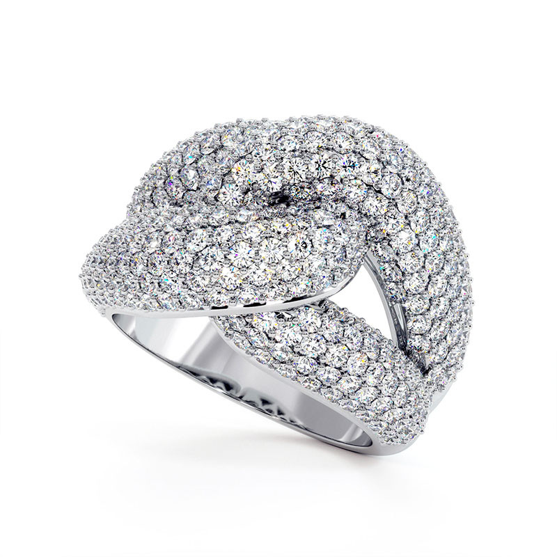 Monaco diamond ring